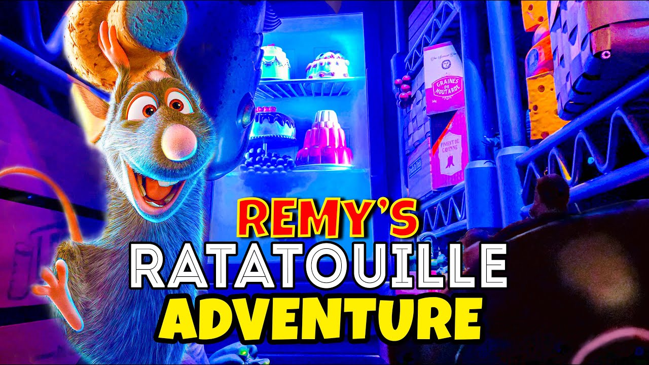[4K] Remy's Ratatouille Adventure FULL Ride POV - Ratatouille Ride ...