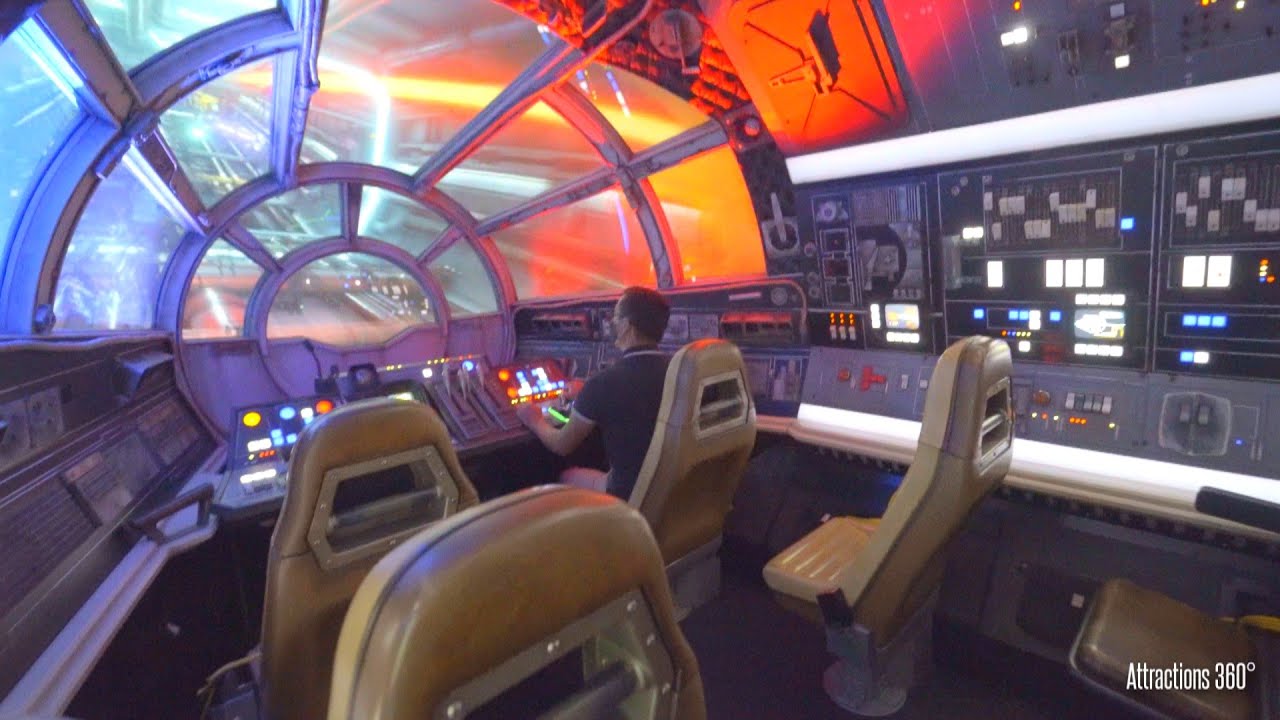 Millennium Falcon Ride - Flying Solo - Star Wars Interactive Ride ...