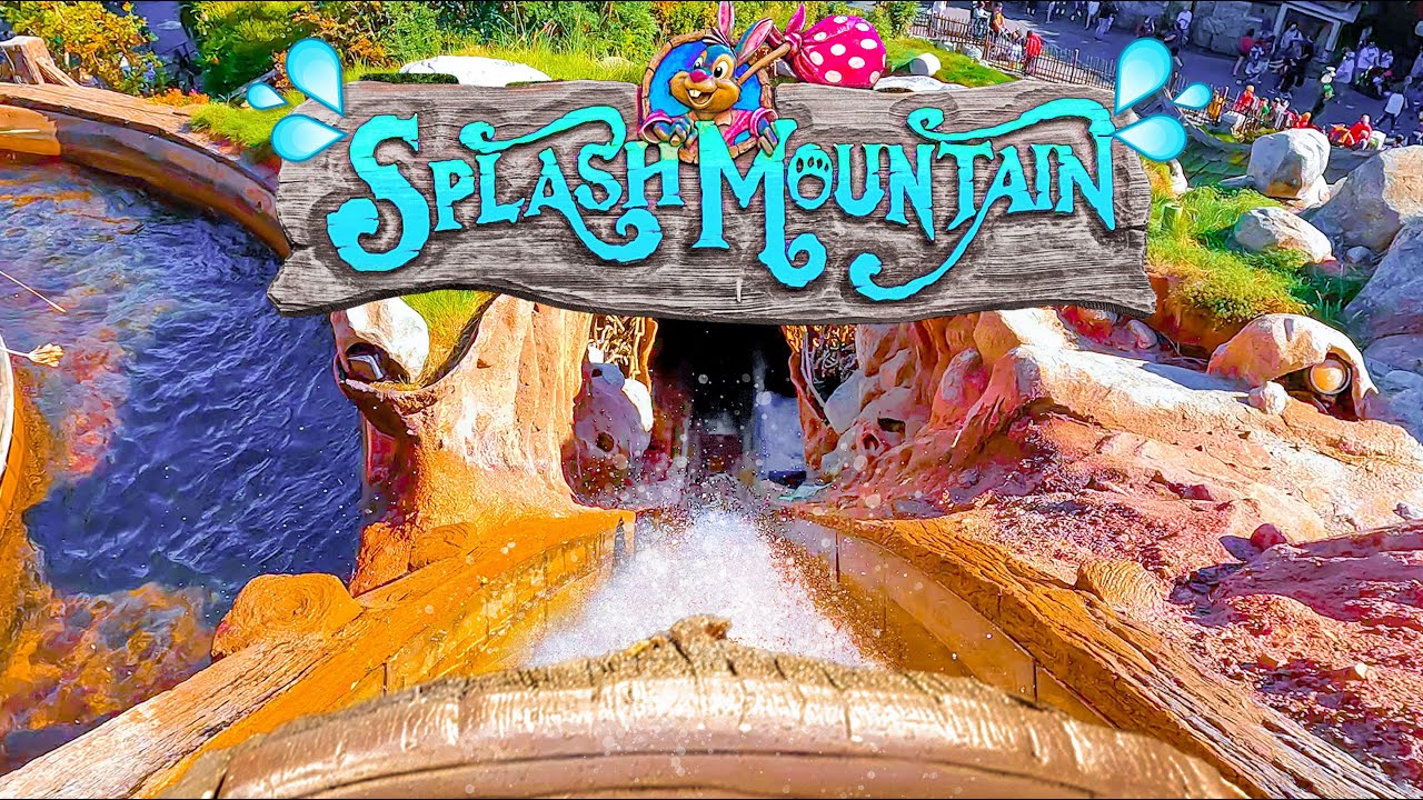 Splash Mountain Farewell Disneyland- FULL Ride POV [4K] Log Flume Ride ...