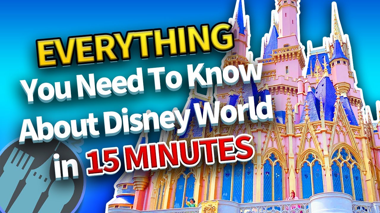 Everything You Need To Know About Disney World In 15 Minutes | Theme ...