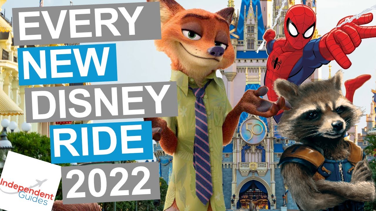 Disney Rides 2022 - New Zootopia Ride, Frozen, Guardians Of The Galaxy ...