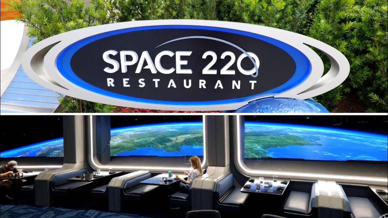NEW Space 220 Restaurant At EPCOT - FULL Experience In 5K | Walt Disney ...