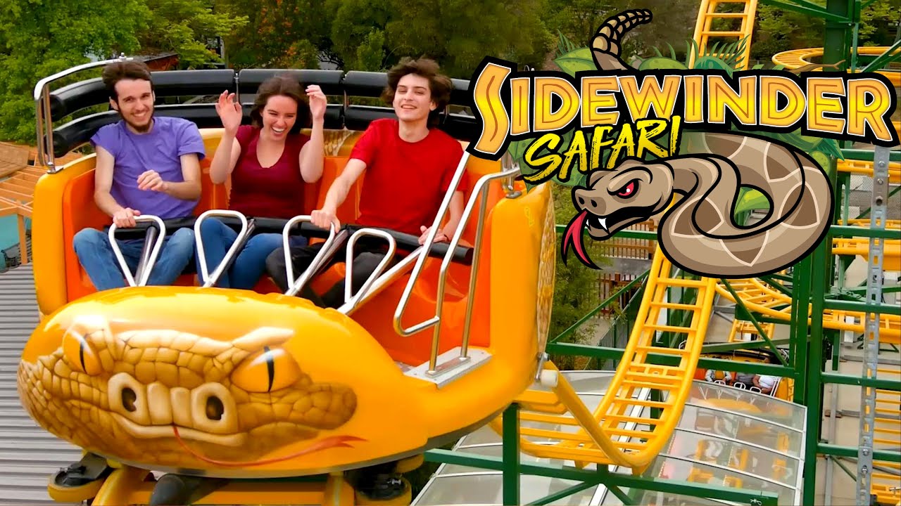 Sidewinder Safari Roller Coaster At Six Flags Discovery Kingdom (New ...