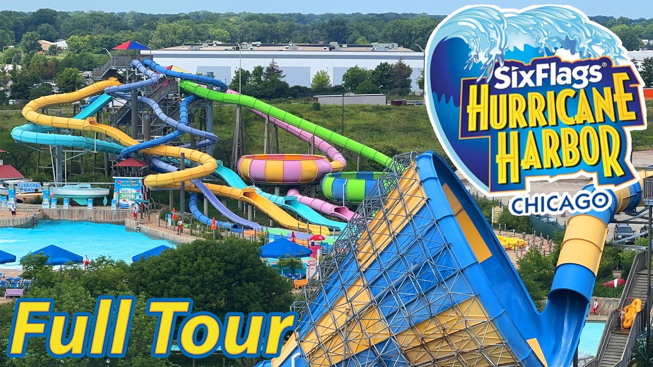 Six Flags Hurricane Harbor Chicago (Great America's Water Park) | Full ...