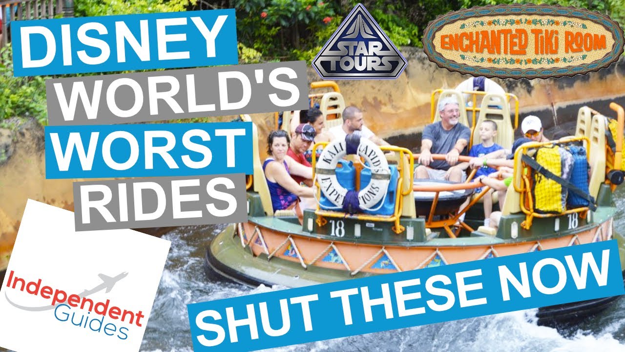 WALT DISNEY WORLD'S WORST RIDES | Top 10 Worst Attractions At Walt ...