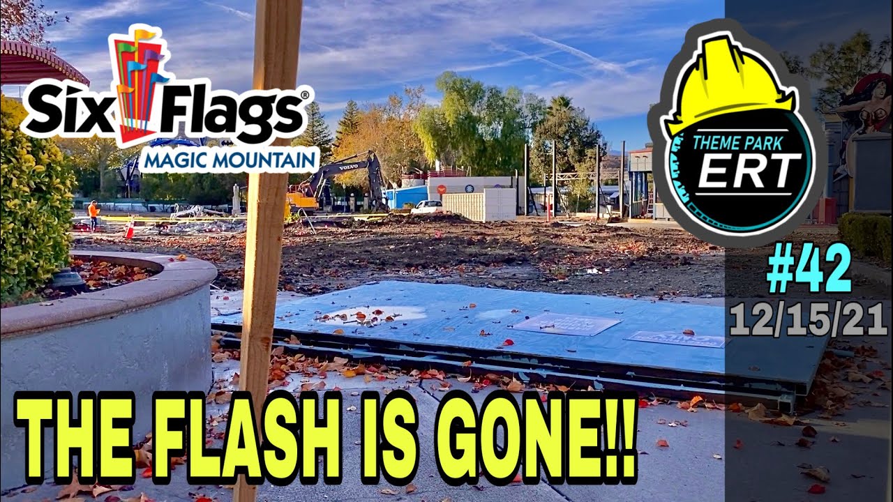 SIX FLAGS MAGIC MOUNTAIN PARK CONSTRUCTION UPDATE #42 12/15/21 [PARK ...