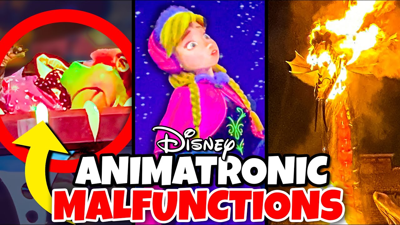 Top 10 Disney Fails & Animatronic Malfunctions Pt 17 | Theme-Park.org