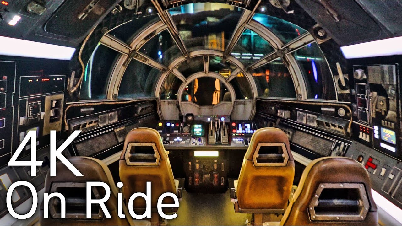 [4K] Millennium Falcon Smugglers Run - On Ride 2022 - Disney's ...