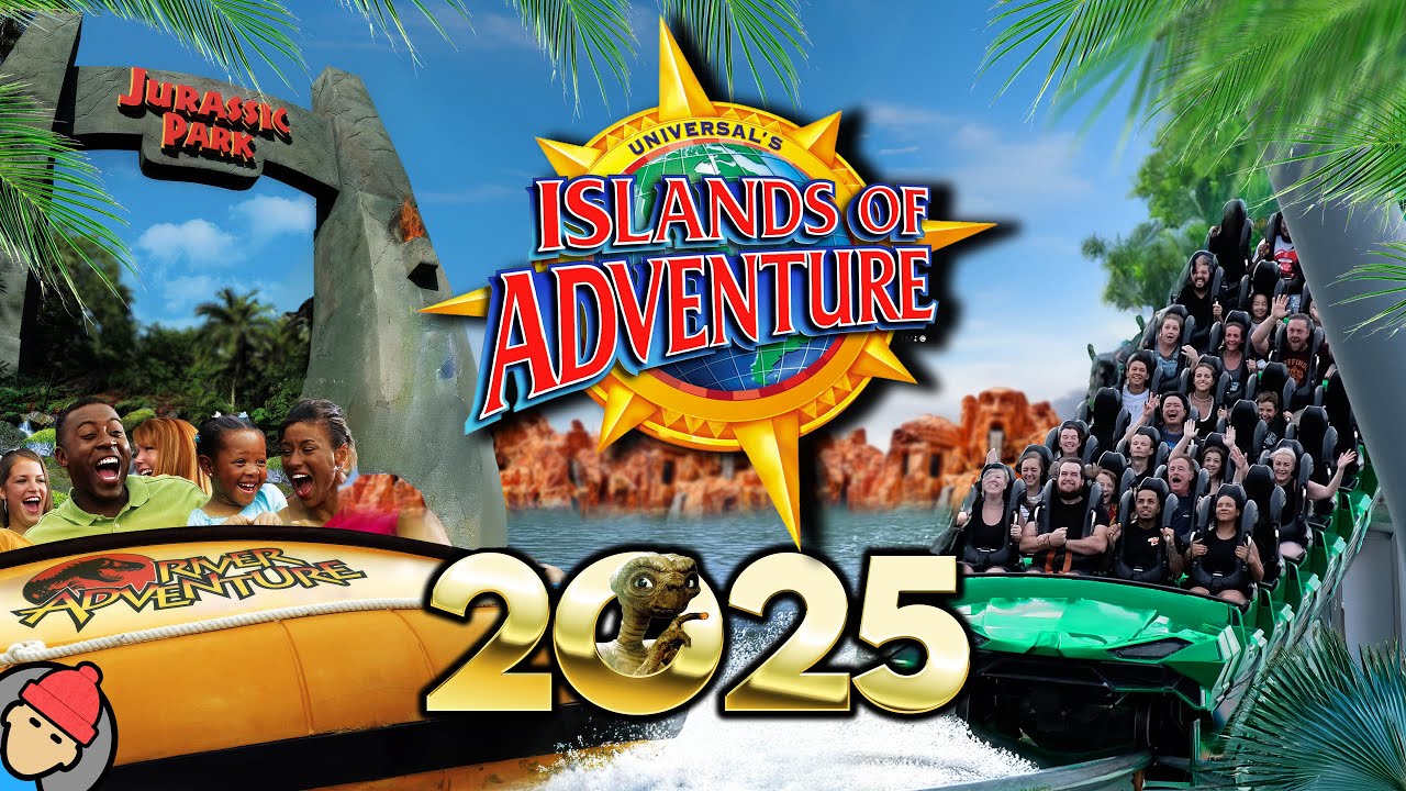 Universal Islands Of Adventure RIDES & ATTRACTIONS 2025 | Universal ...